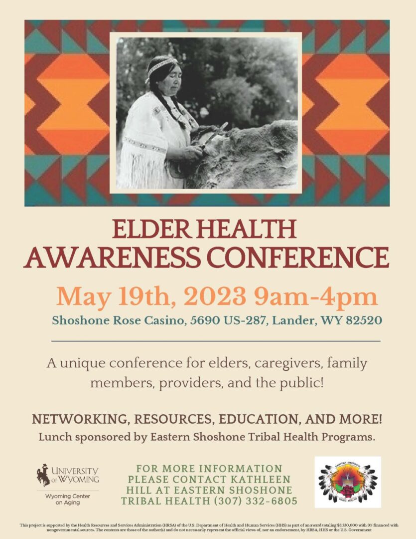 Elder Health Awareness Conference May 19, 2023 - Eastern Shoshone